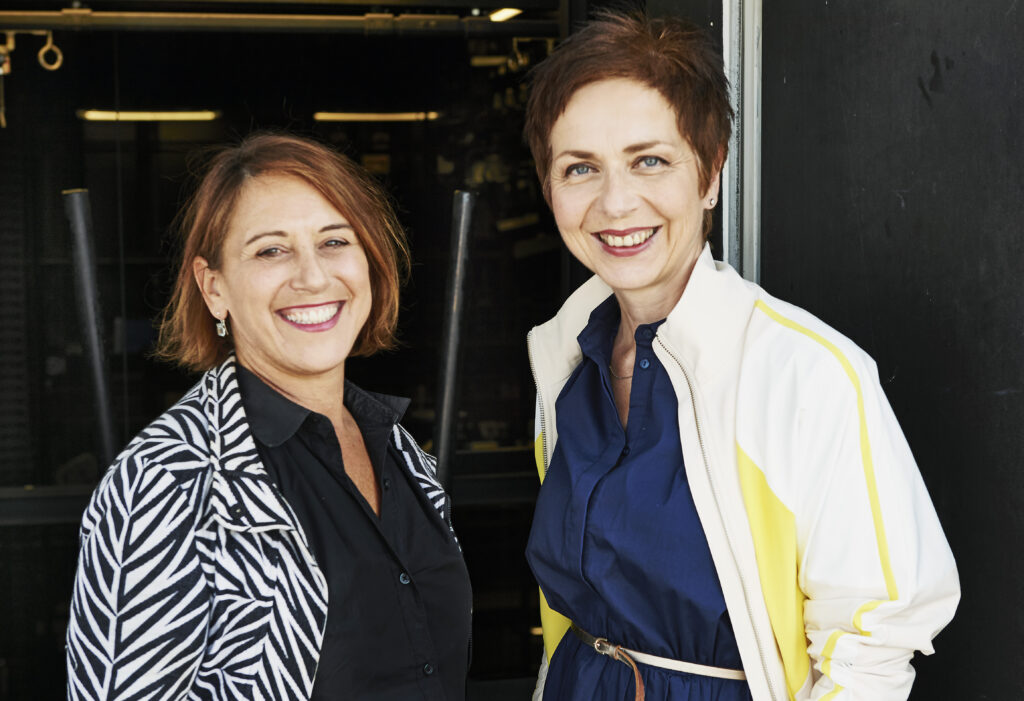 Sonja Anders und Laura Berman, die Intendantinnen von Schauspiel und ...